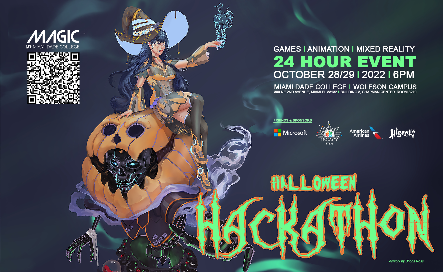 MDC’s Miami Animation and Gaming International Complex to host Halloween Hackathon, Oct. 28 & 29